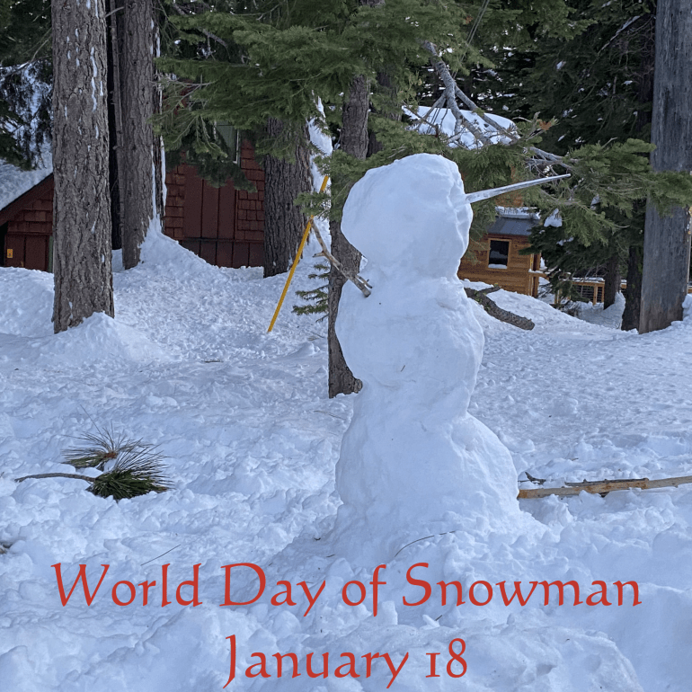 Happy World Snowman Day! – A WORLD 2 CELEBRATE